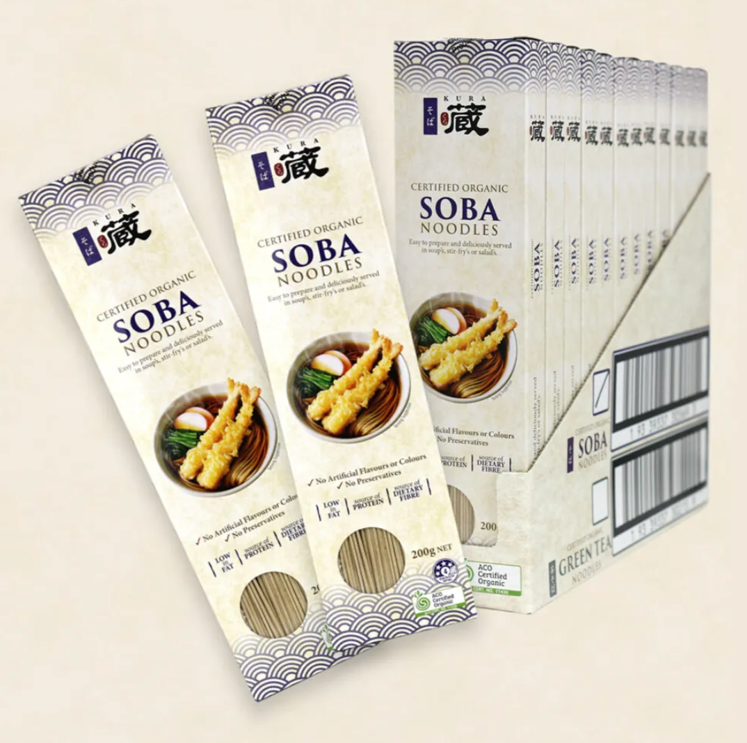 Organic Soba Noodles 200g - Kura