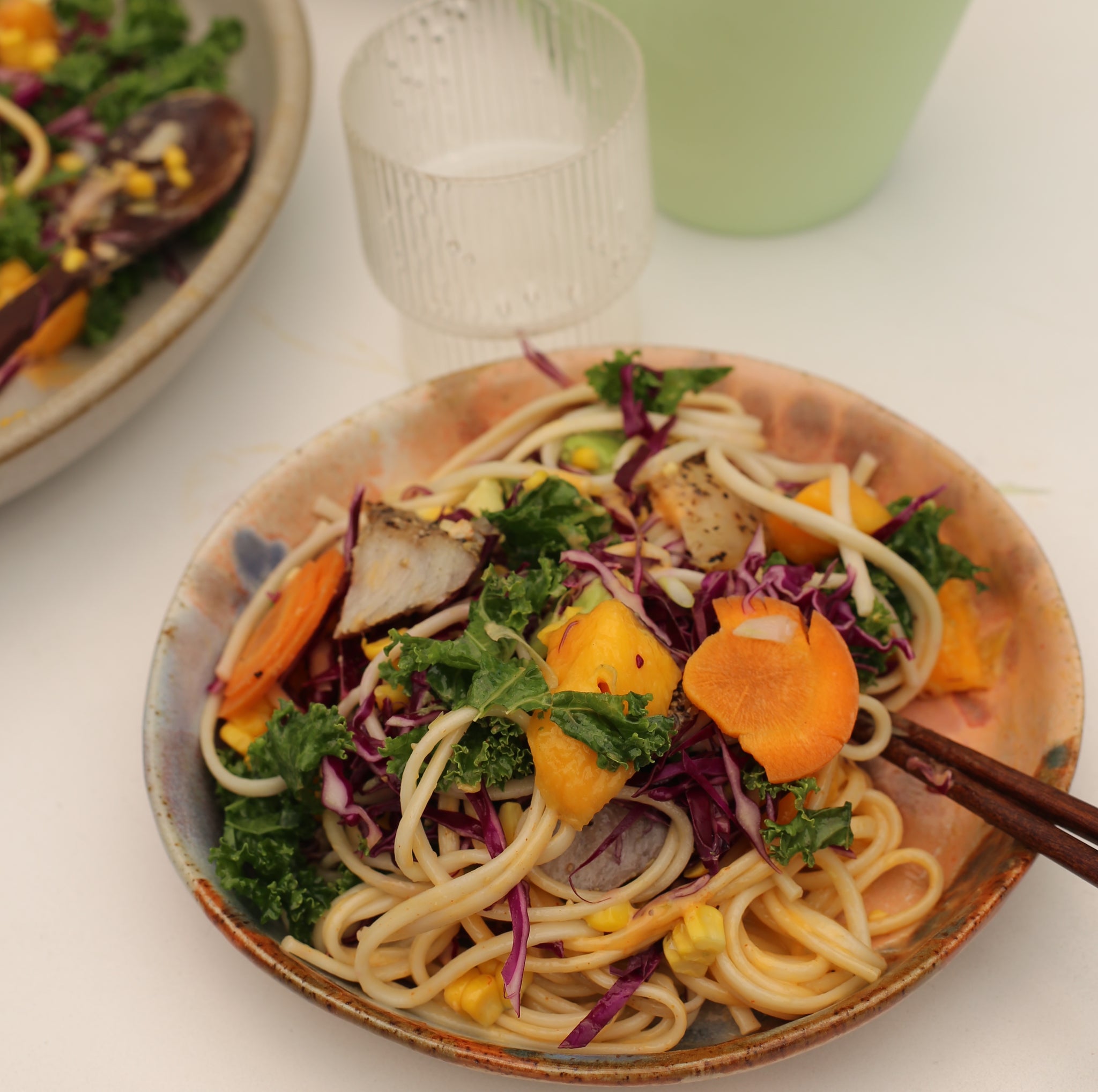 Mango Avo Noodle Salad