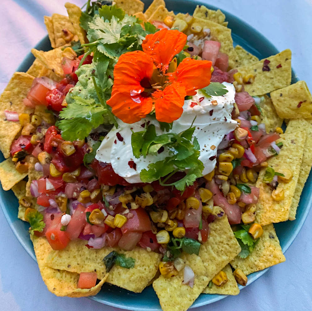 Loaded Chicken Nachos